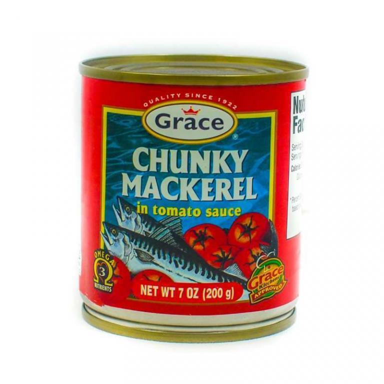 GRACE CHUNKY MACKEREL 200G - Grocery Shopping Online Jamaica