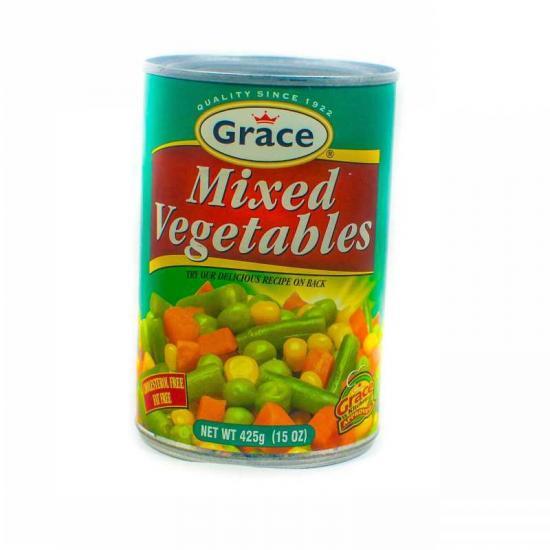 GRACE MIX VEGETABLES 425G - Grocery Shopping Online Jamaica