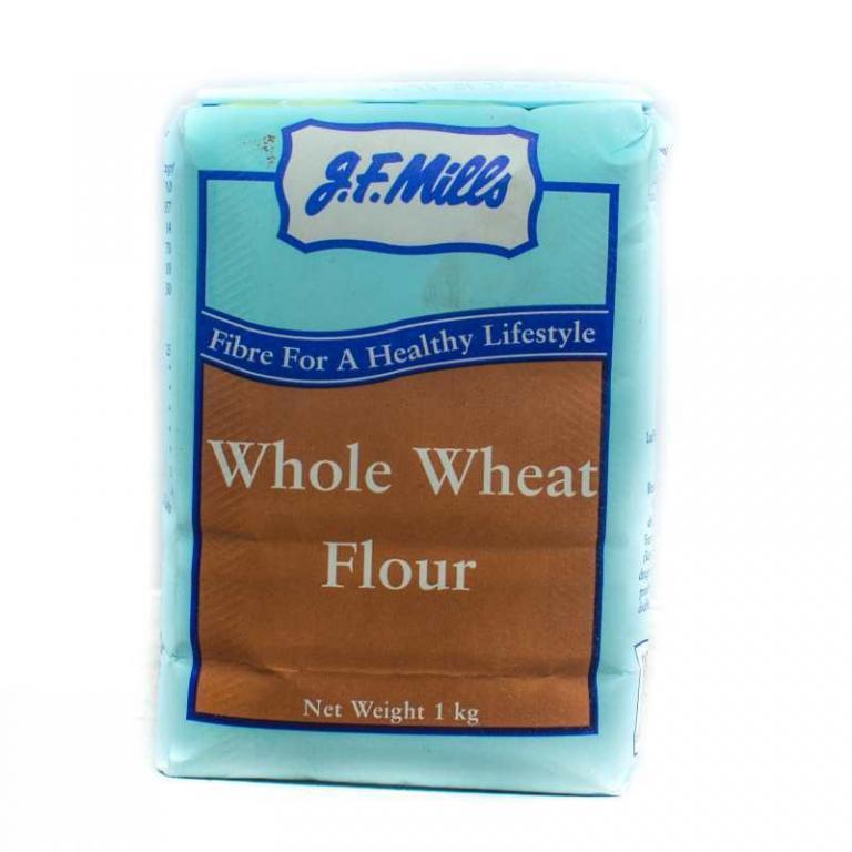 JF MILLS WHOLE WHEAT FLOUR 1KG - Grocery Shopping Online Jamaica