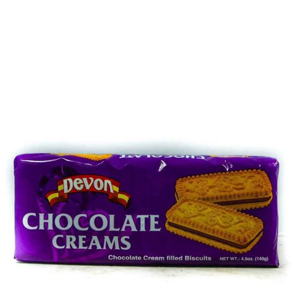 DEVON CHOCOLATE CREAMS BISCUITS 140G - Grocery Shopping Online Jamaica