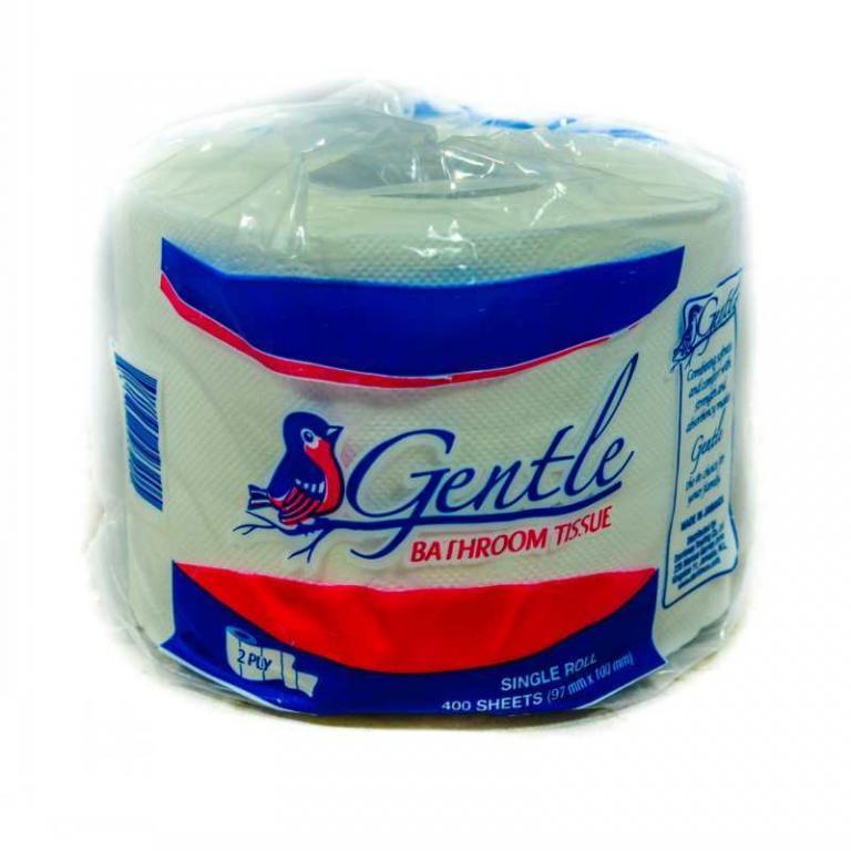 GENTLE TOILET TISSUE 400SHT SINGLES - Grocery Shopping Online Jamaica