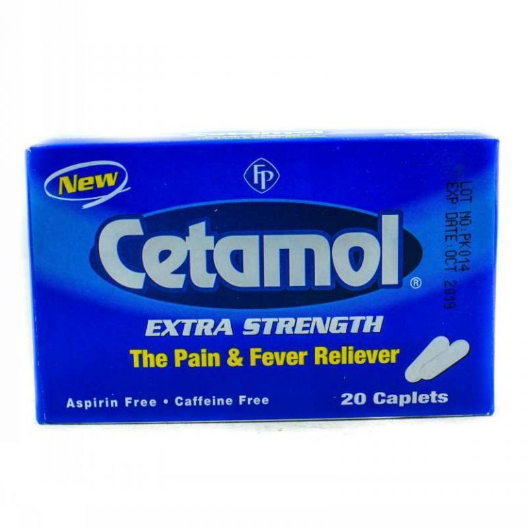 CETAMOL EXTRA STRENGTH 20'S - Grocery Shopping Online Jamaica