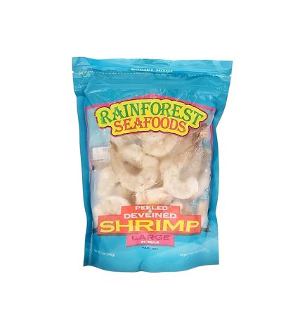RAINFOREST SHRIMP COOKED, PEELED & DEVEINED LGE 31-40 397G - Grocery ...