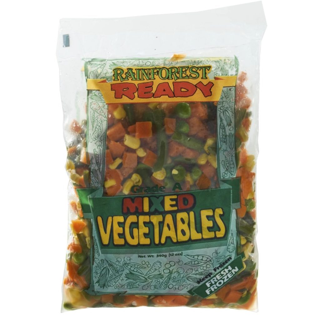 RAINFOREST MIXED VEGETABLE 340G - Grocery Shopping Online Jamaica